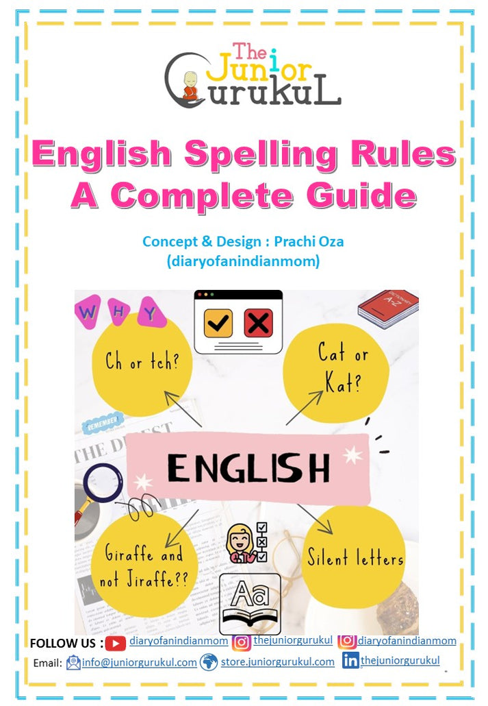 English Spelling Rules -A Complete Guide (E-Copy) – JuniorGurukul
