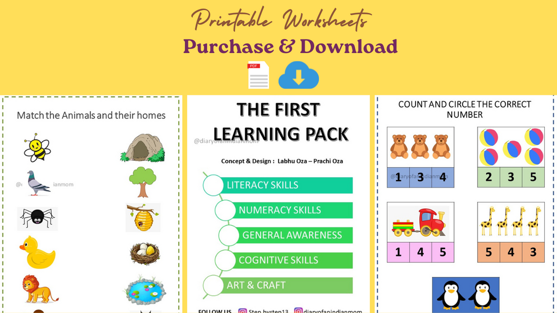 The First Learning Pack (E-copy) – JuniorGurukul